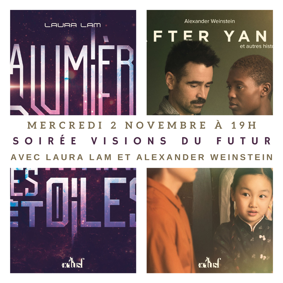 Rencontre avec Laura Lam et Alexander Weinstein – Mercredi 2 novembre à ...